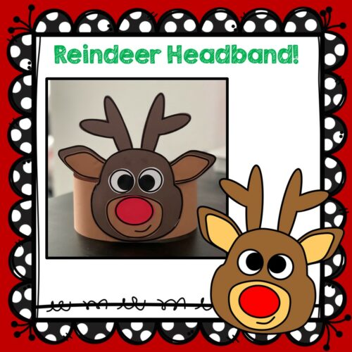 Rudolph Craft, Rudolph Headband Craft | Made By Teachers