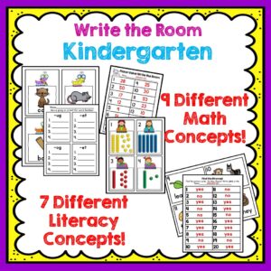Write the Room Kindergarten Bundle | Made By Teachers