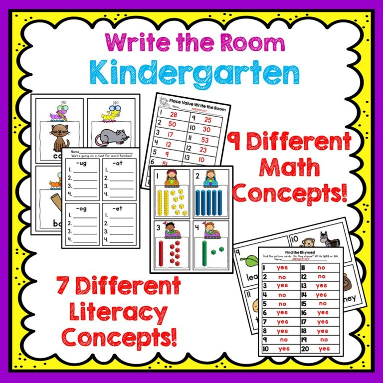 Write the Room Kindergarten Bundle | Made By Teachers