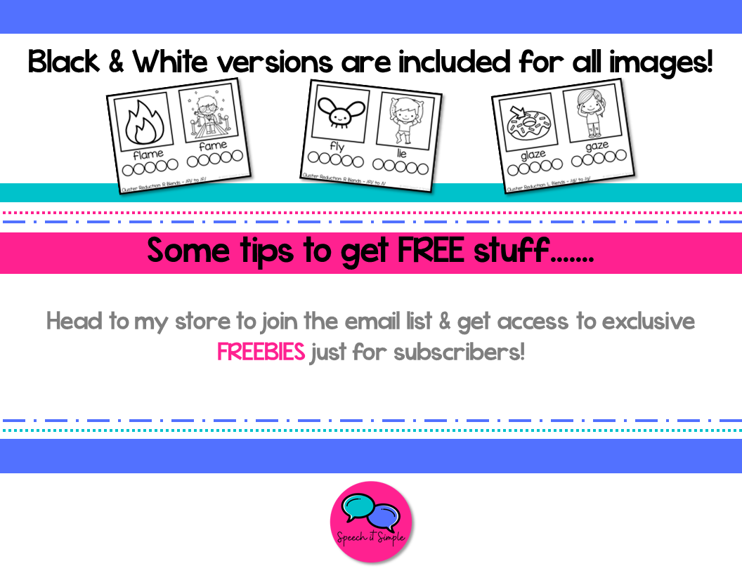 L Blends - Cluster Reduction - Minimal Pairs Task Cards - Phonology ...