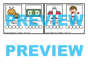 L Blends - Cluster Reduction - Minimal Pairs Task Cards - Phonology ...
