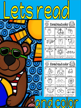 Lets Read and Color | Made By Teachers