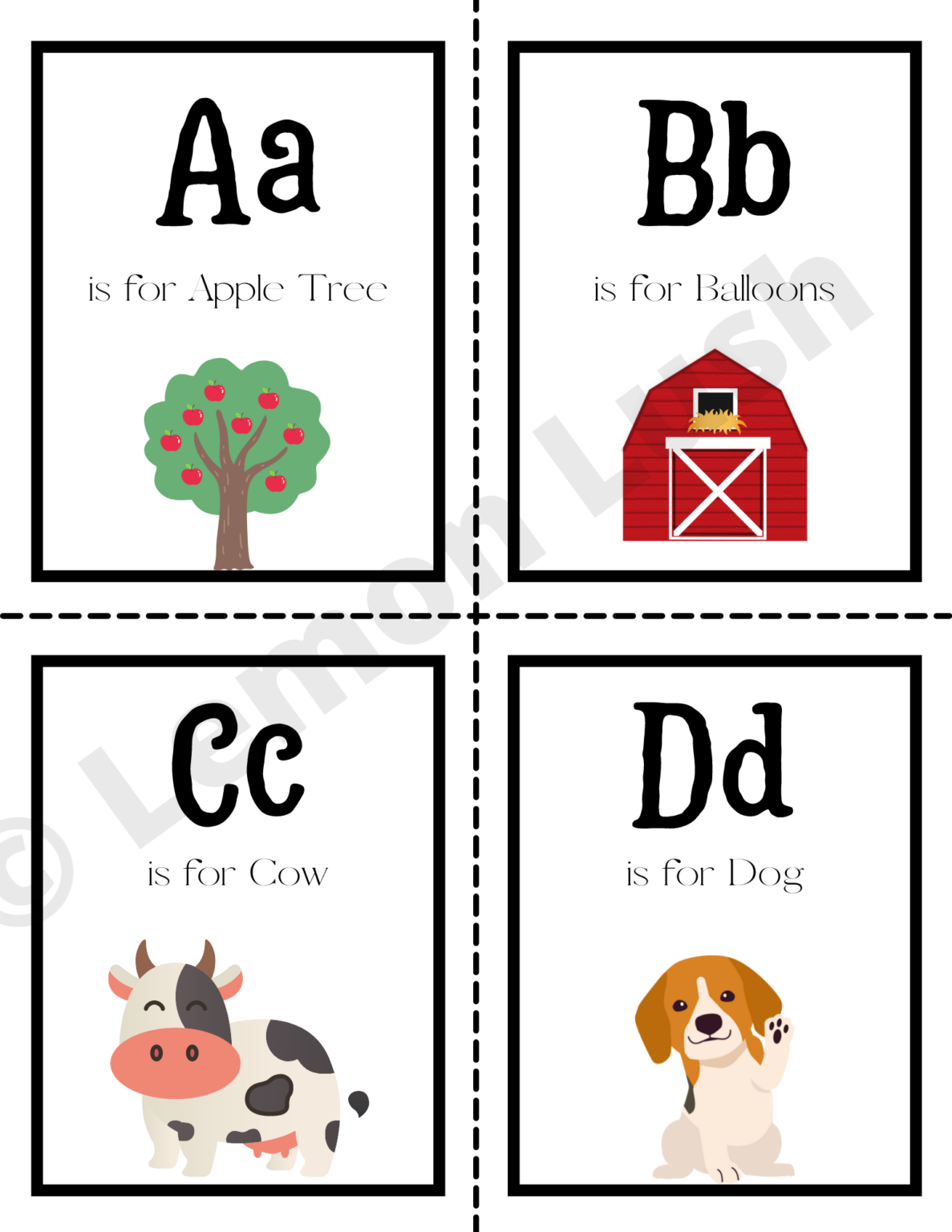 Barnyard Posters, Farm Flashcards - Made By Teachers
