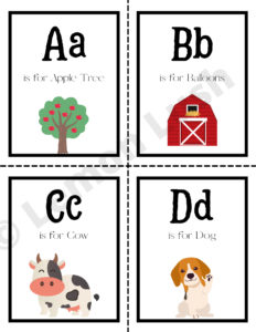 Barnyard Posters, Farm Flashcards - Made By Teachers