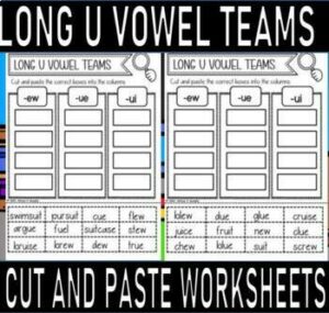 Long U Worksheets - ue, ew, ui - Made By Teachers