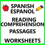 Spanish Reading Comprehension Passages Short Stories Paragraphs ...