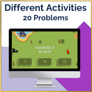 Pirate Day GCF and LCM Math Activity | Digital Escape Room - Made By ...