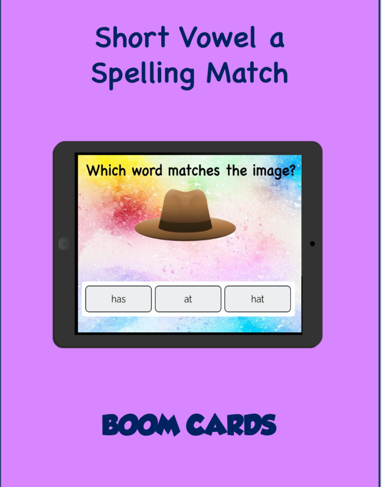 Short a Vowel Sound Boom Cards | Made By Teachers