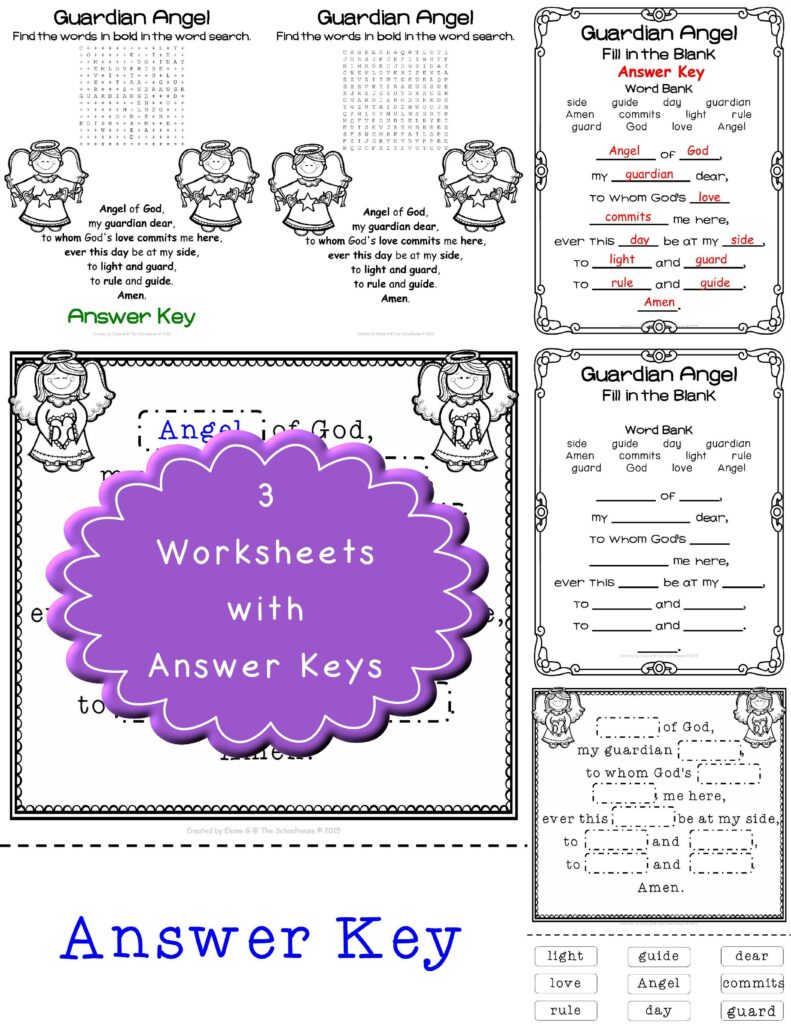 Guardian Angel Prayer Pack | Made By Teachers