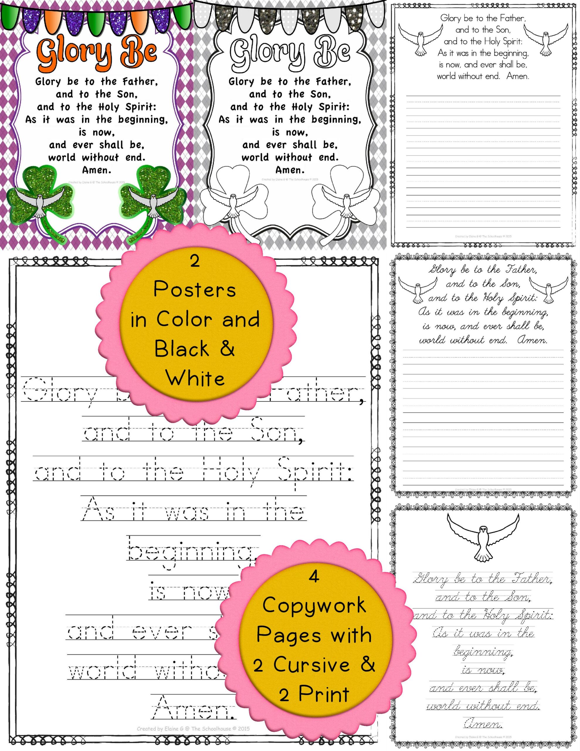 Glory Be Prayer Pack | Made By Teachers