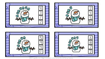 SPANISH VERSION -Winter Math Activities for Preschool Winter Counting ...