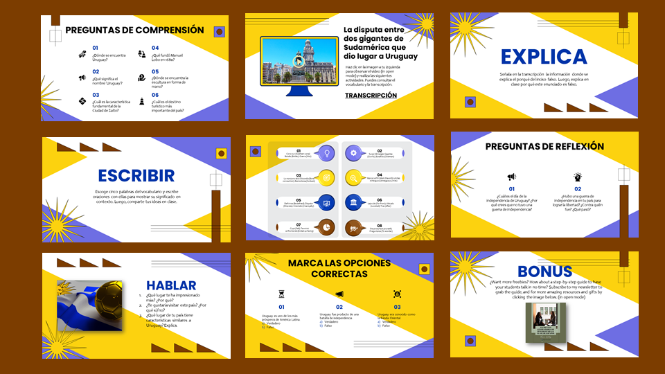 AP Spanish – Día de la Independencia de Uruguay. (Práctica Integral ...