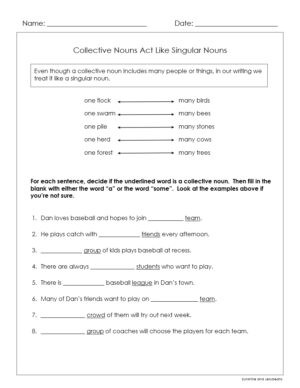 Collective Nouns - Recognizing and Using Them - Grades 2-3 - Made By ...