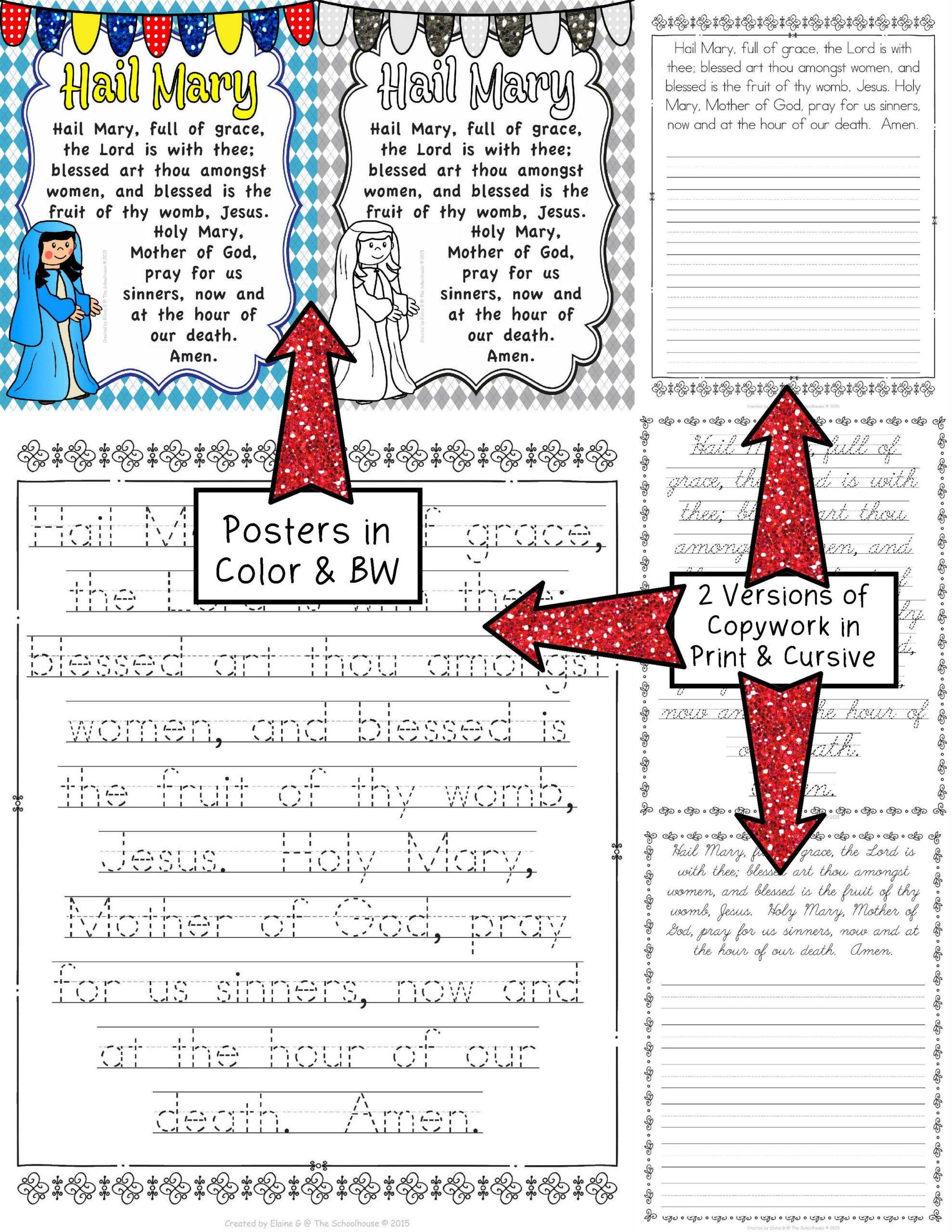Hail Mary Prayer Pack | Made By Teachers