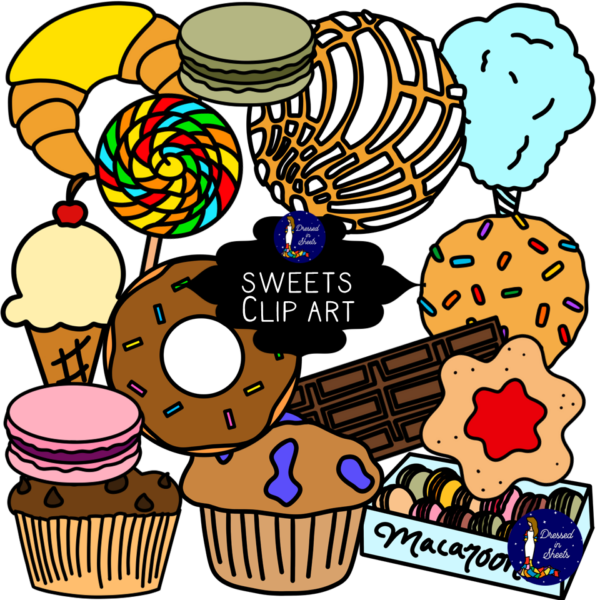 Sweets Clip Art - Made By Teachers