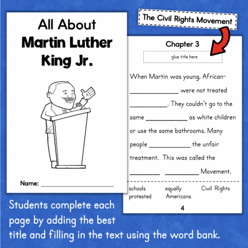Martin Luther King Jr MLK Reading Comprehension - Made By Teachers