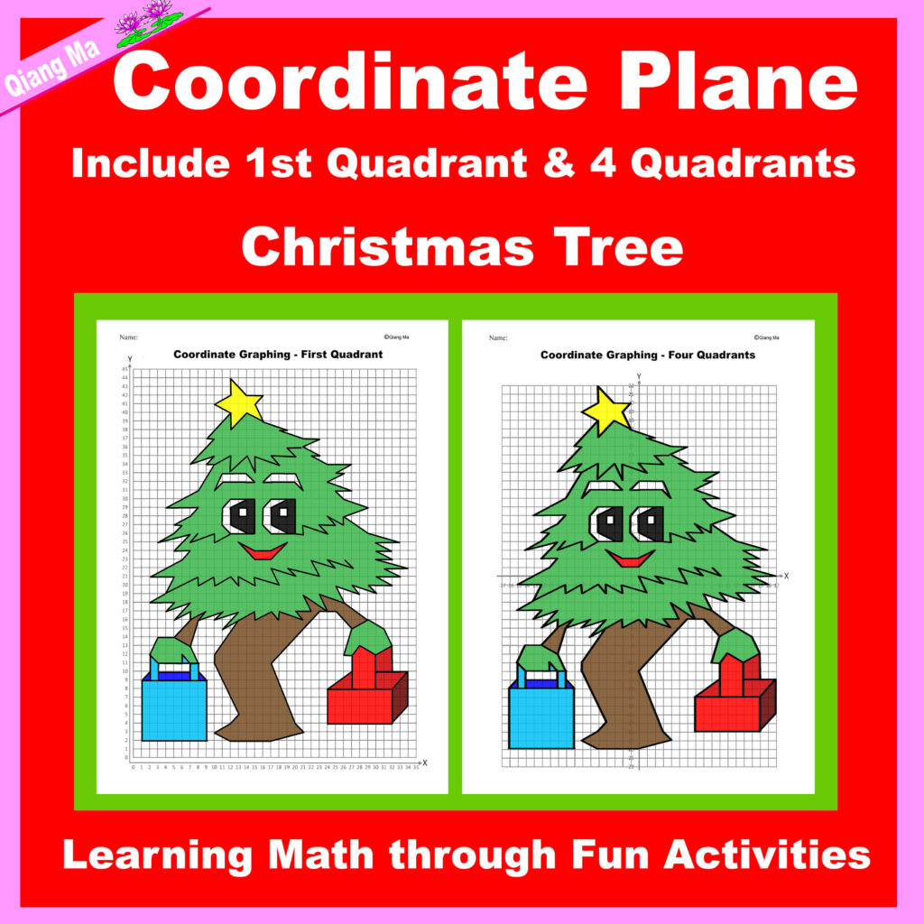 Christmas Coordinate Plane Graphing Picture: Christmas Tree | Made By ...