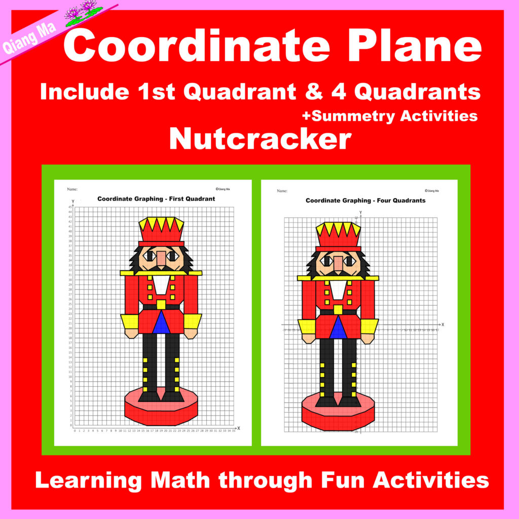 Christmas Coordinate Plane Graphing Picture: Christmas Bundle 5 in 1 ...