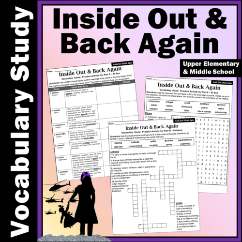 Inside Out & Back Again | Novel Study | BUNDLE - Made By Teachers