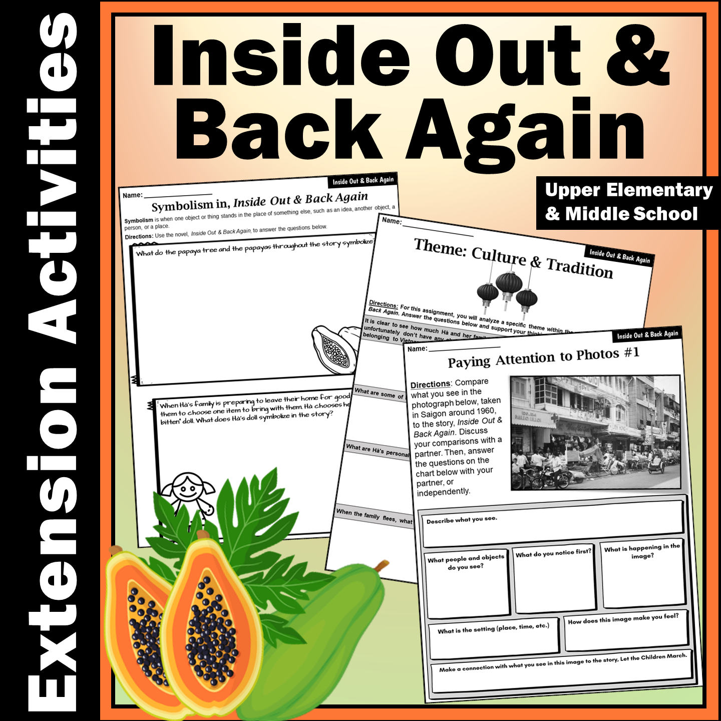 Inside Out Back Again Theme Symbolism Figurative Language 