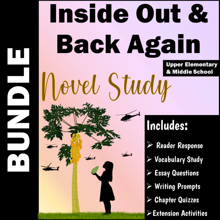 Inside Out & Back Again | Novel Study | BUNDLE - Made By Teachers