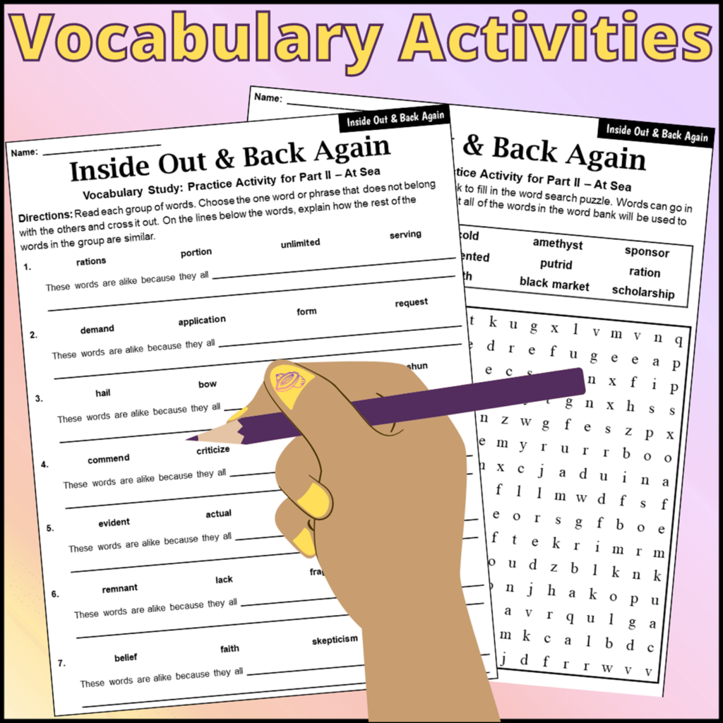 Inside Out & Back Again | Novel Study | BUNDLE - Made By Teachers