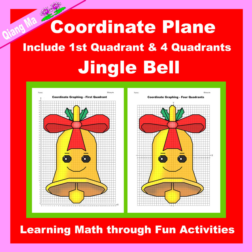 Christmas Coordinate Plane Graphing Picture: Christmas Bundle 6 in 1 ...