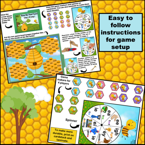 Phonics Games | Vowel Teams | Digraphs | Blends | Diphthongs | BUNDLE ...