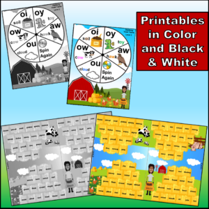 Phonics Games | Vowel Teams | Digraphs | Blends | Diphthongs | BUNDLE ...