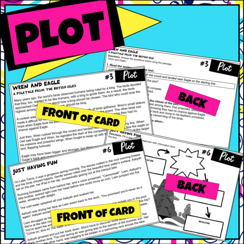 Setting and Plot Reading Comprehension Task Cards for 3rd-6th Grade ...