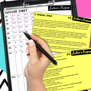 Reading Comprehension Task Cards | MEGA BUNDLE | Test Prep - Made By ...