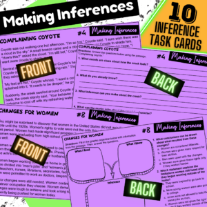 Reading Comprehension Task Cards | MEGA BUNDLE | Test Prep - Made By ...