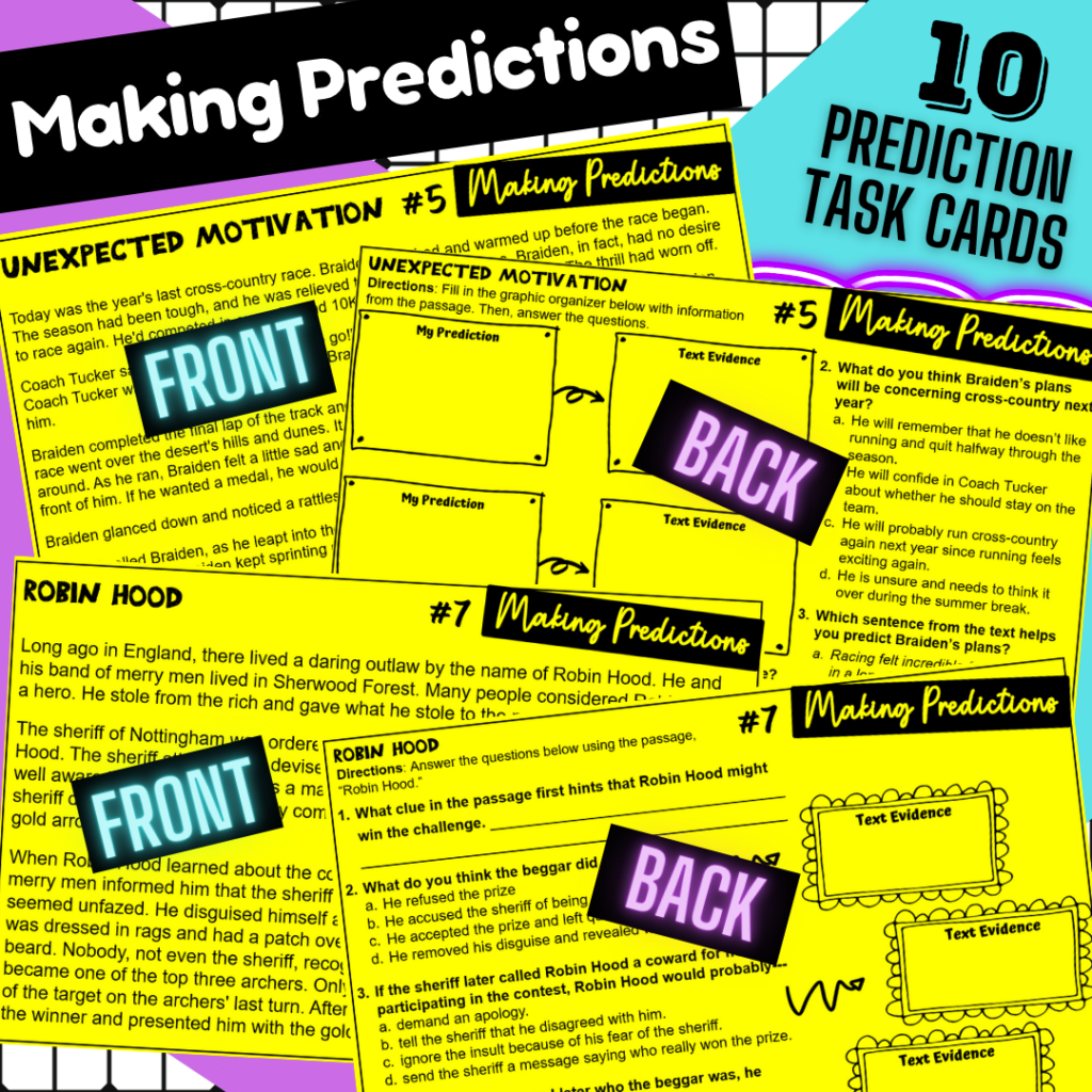 Reading Comprehension Task Cards | MEGA BUNDLE | Test Prep - Made By ...