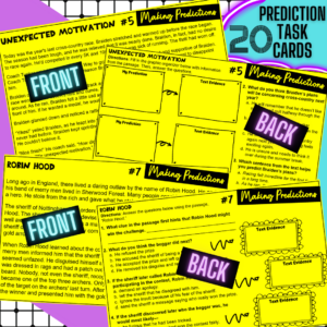 Reading Comprehension Task Cards | MEGA BUNDLE | Test Prep - Made By ...