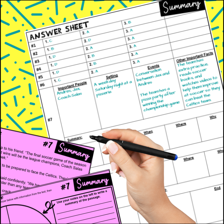 Reading Comprehension Task Cards | MEGA BUNDLE | Test Prep - Made By ...