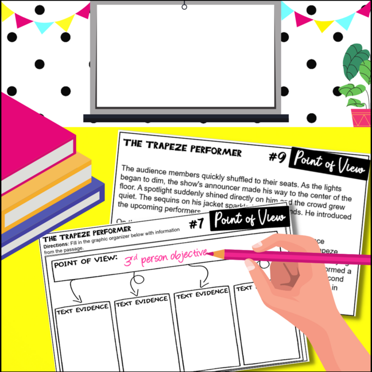 Reading Comprehension Task Cards for 3rd-6th Grade Test Prep MINI ...