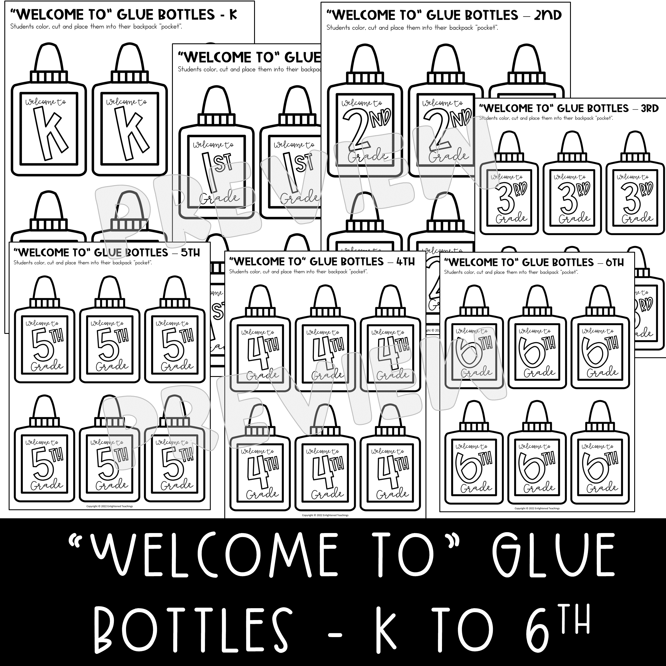 All About Me Backpack, Back to School Craft Writing, Build a Backpack ...