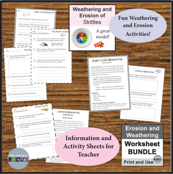 Weathering and Erosion Activities - Made By Teachers