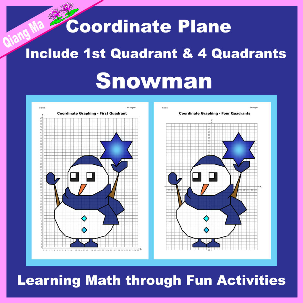 Hanukkah Coordinate Plane Graphing Picture: Hanukkah Bundle 6 in 1 ...