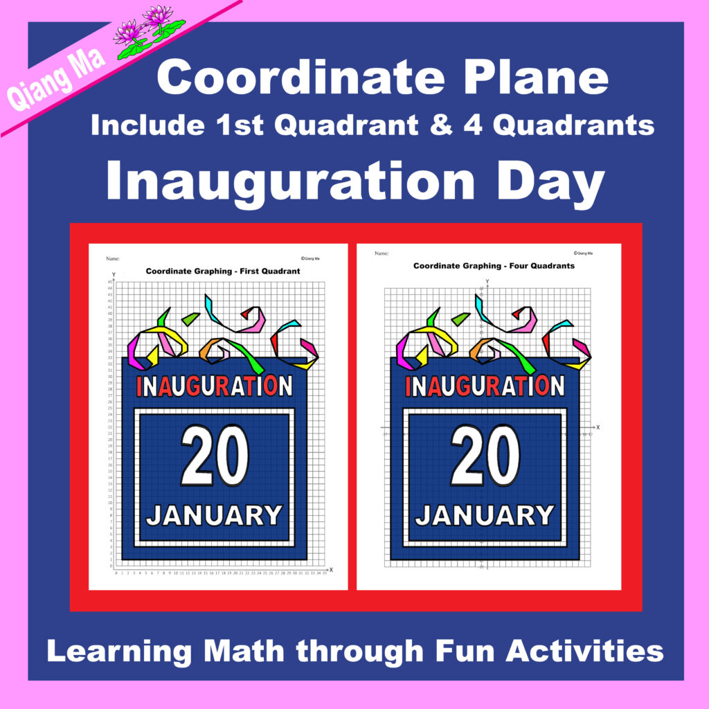 Inauguration Day Coordinate Plane Graphing: Inauguration Day | Made By ...