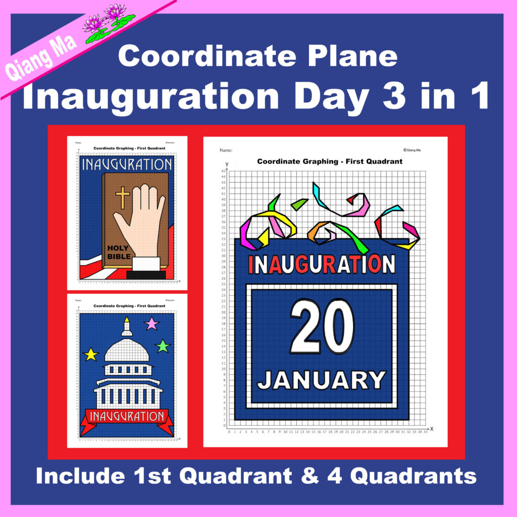 Inauguration Day Coordinate Plane Graphing Picture: Inauguration Day 3 ...