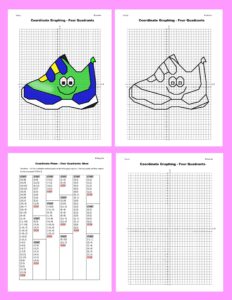 Back to School Coordinate Plane Graphing Picture: Go to School by ...