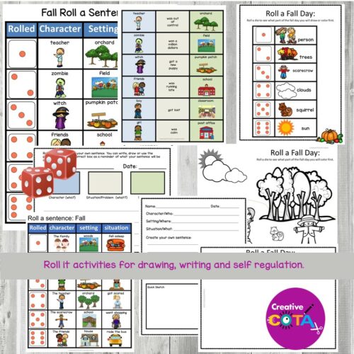 Fall OT Fine Motor Visual Perception Worksheets and Activities - Made ...