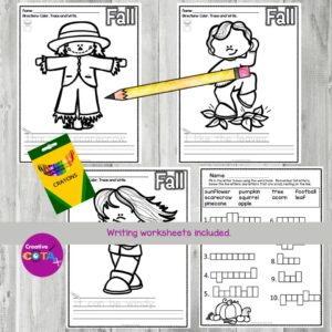 Fall Occupational Therapy Fine Motor Visual Perception Worksheets and ...