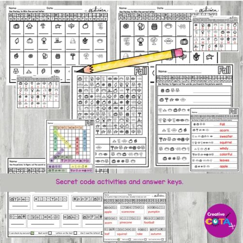 Fall OT Fine Motor Visual Perception Worksheets and Activities - Made ...