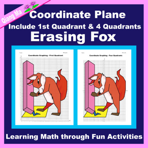 Back to School Coordinate Plane Graphing Picture: Class Time 4 in 1 ...