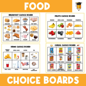 Autism Communication Choice Board | Visual Aid | PECS | Communication ...