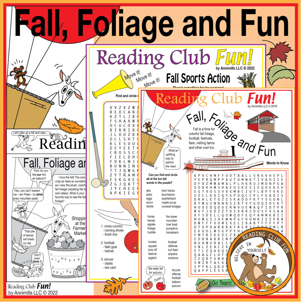 Fall, Foliage and Fun – Two-Page Activity Fall Puzzle Set | Made By ...