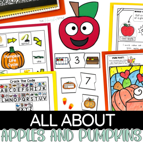 All About Apples and Pumpkins Unit | Made By Teachers