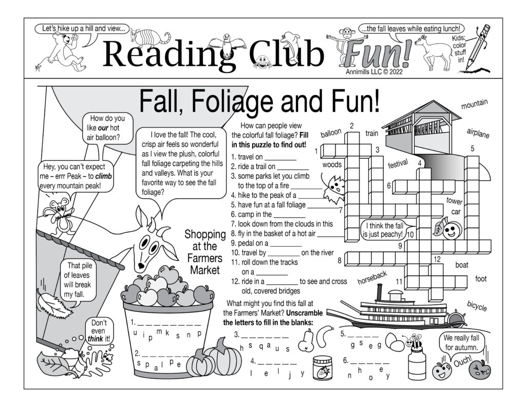 Fall, Foliage and Fun – Two-Page Activity Fall Puzzle Set | Made By ...